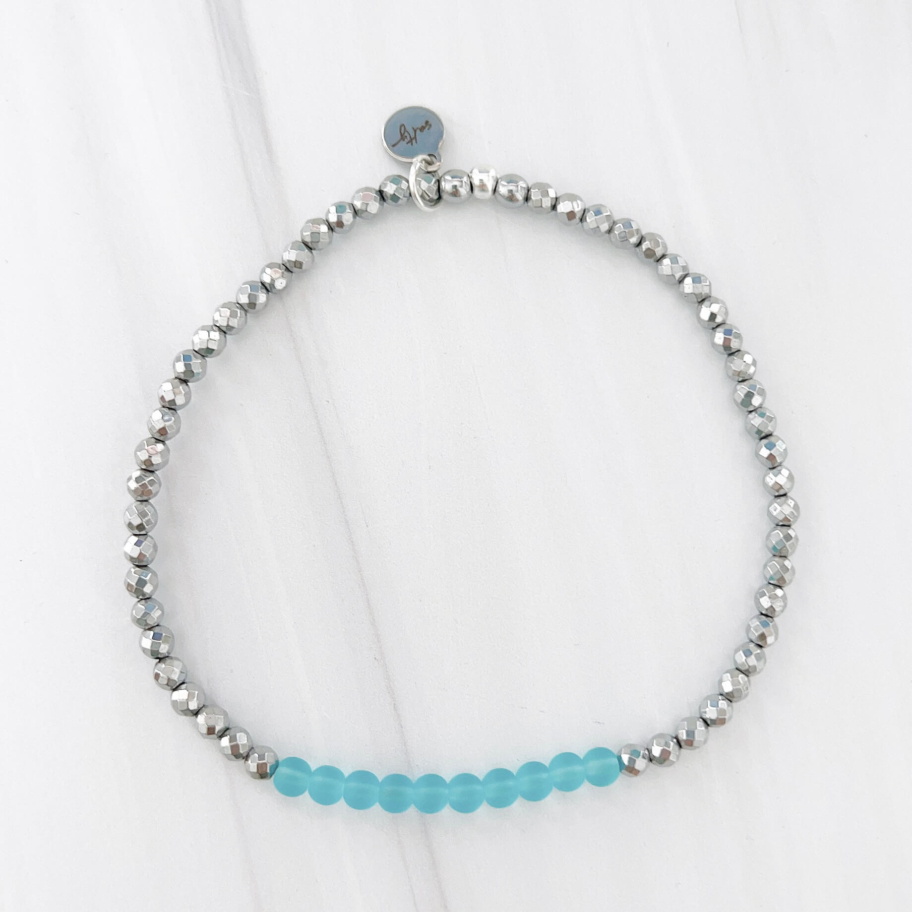 Sea Glass Anklet Salty Wrists